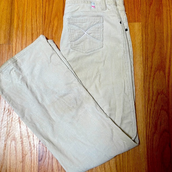 Roxy | Jeans | Roxy Cream Corduroy Flares Size 5 | Poshmark